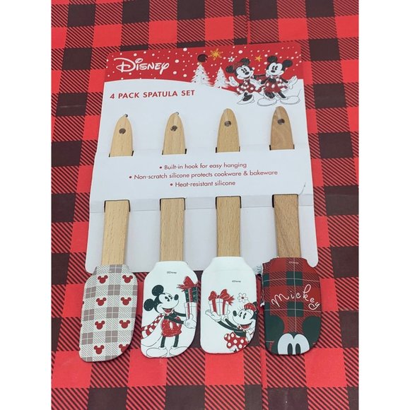 Disney | Kitchen | Disney Mickey Minnie Mouse Christmas 4 Pack Mini ...